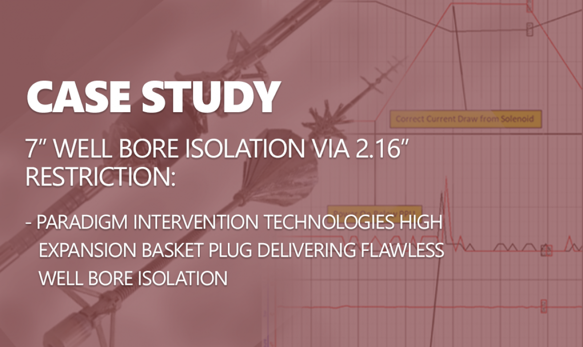 Case Study: 7" Liner Isolation thru 2.16" Restriction – Paradigm Group